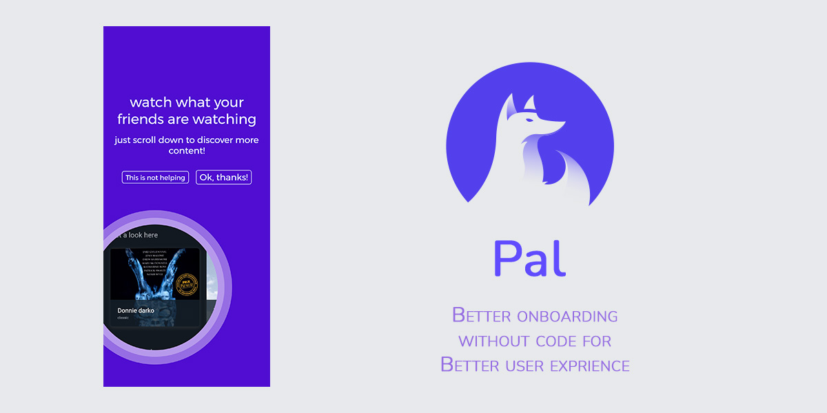 GitHub - Apparence-io/pal-demo: A demo of a Flutter app using Pal plugin - no code onboarding tool