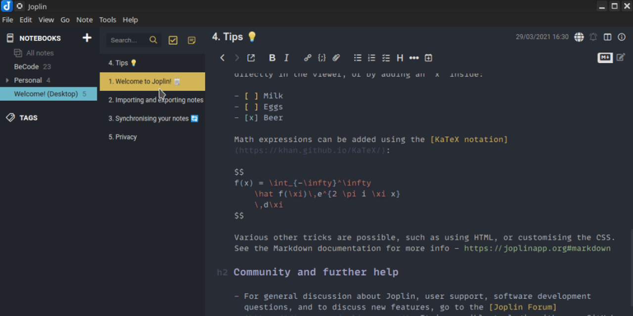 GitHub - gonzalovsilva/joplin-dark-theme