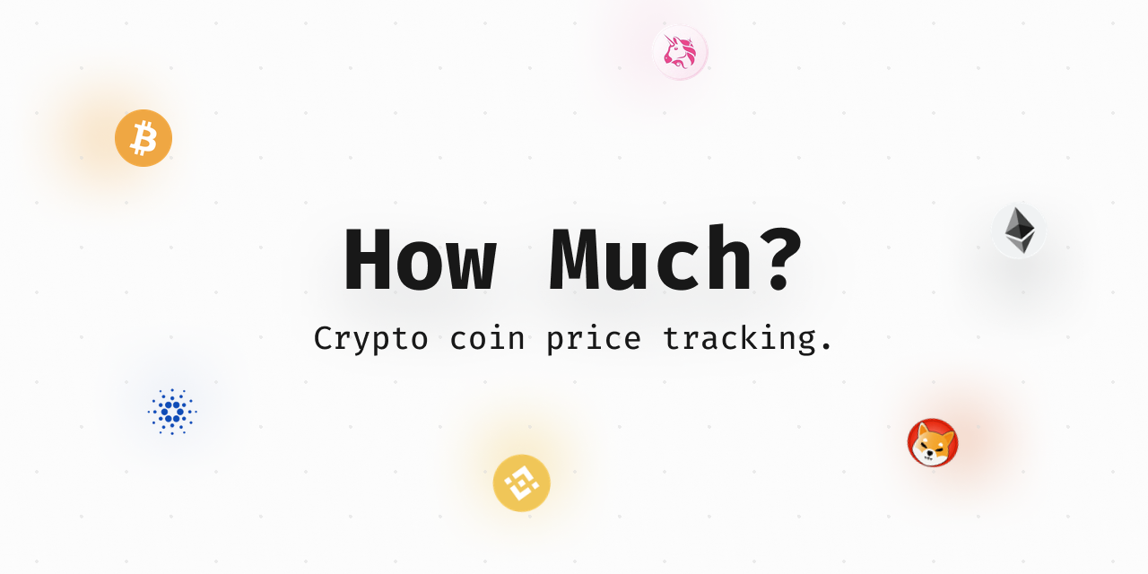 Github Monodyle Howmuch Crypto Coin Price Tracking