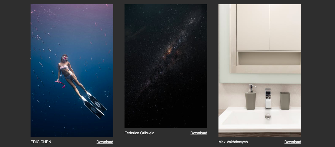 GitHub - Mejiabrayan/Gemini-Photos: Search Curated Photos using Pexel's API.