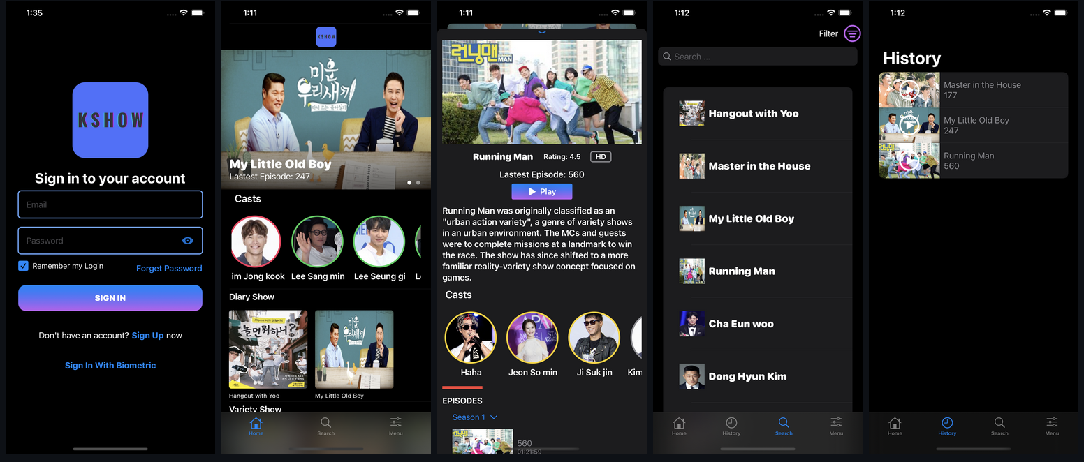 GitHub - hho114/kshow-ios-a: Showcase Project SwiftUI