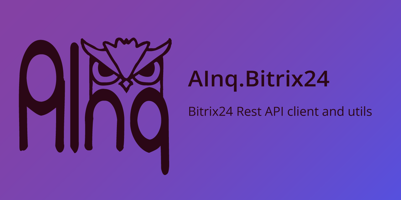 GitHub - andryushchenko/AInq.Bitrix24: Bitrix24 Rest API client and utils