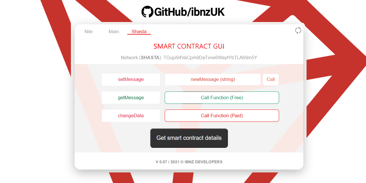 Issues IbnzUK Smart Contract GUI GitHub