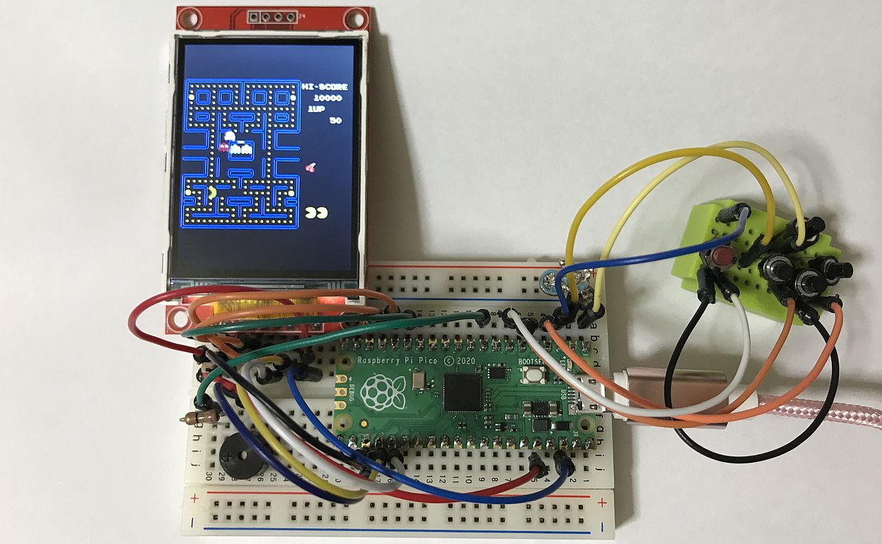 GitHub - KenKenMkIISR/picopacman: PACMAN for Raspberry Pi Pico (QVGA LCD)