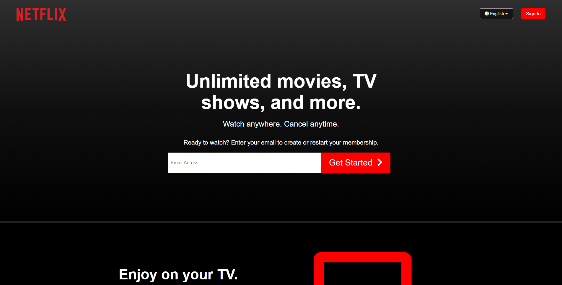 GitHub - jdonghia/netflix-layout: Netflix main page using vanilla HTML5 ...