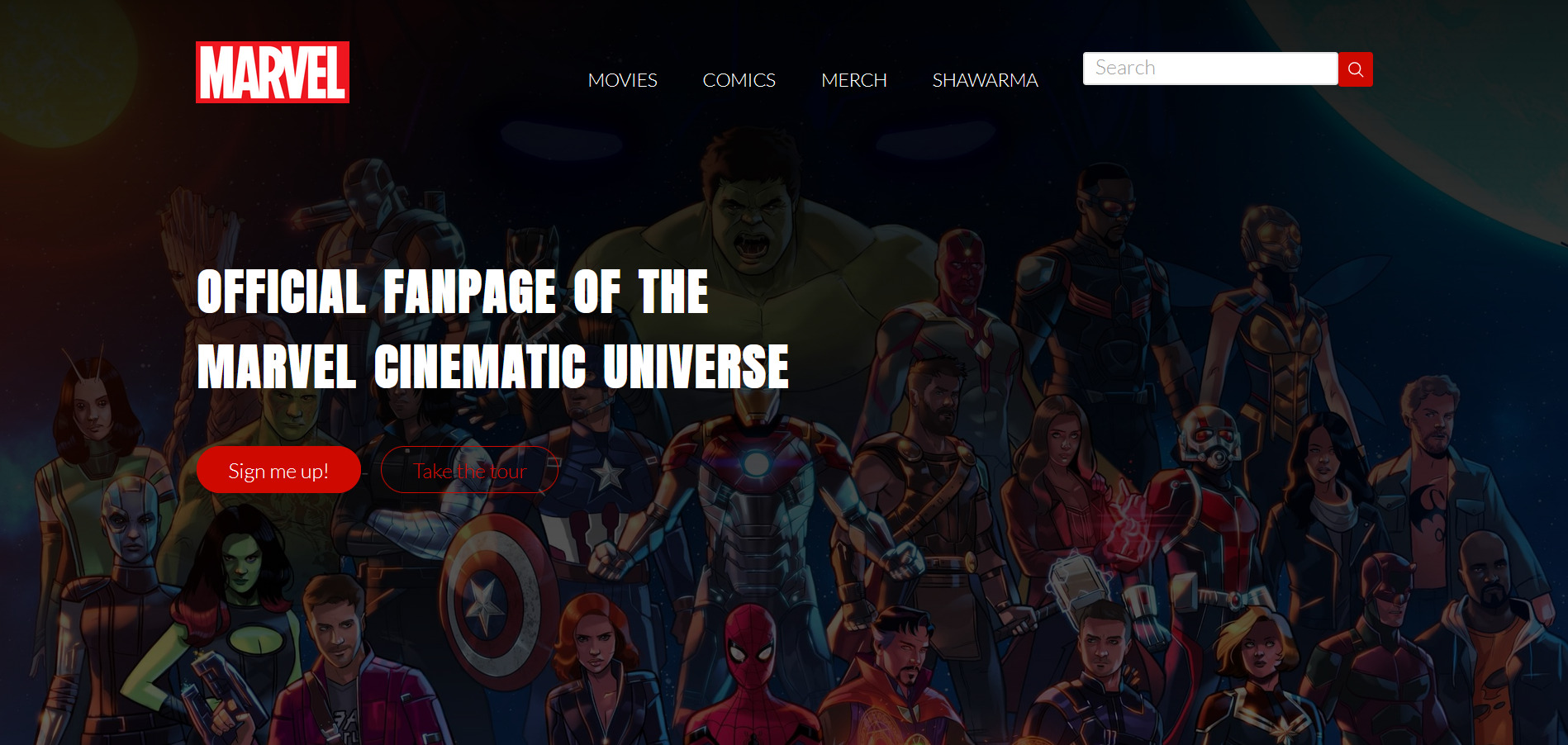 GitHub - noeltom787/MCU-Fanpage