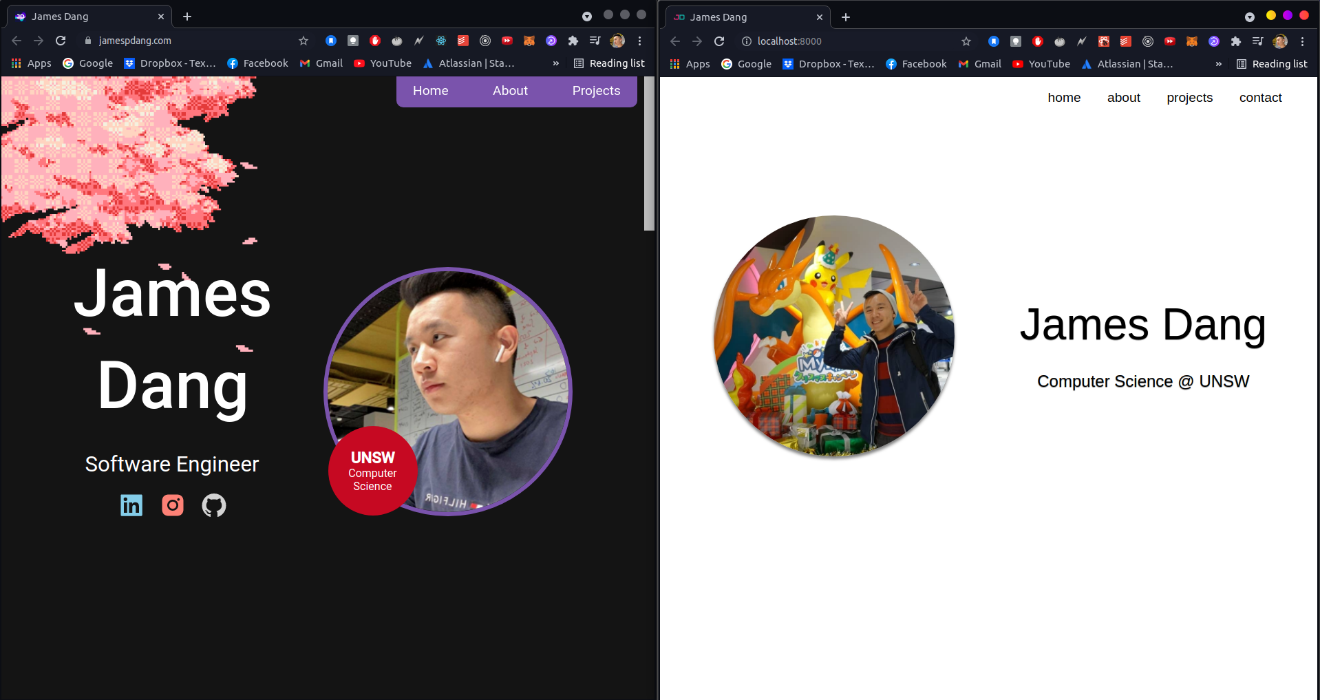 GitHub - realblingy/personal-website-v2: Personal Portfolio (no ...