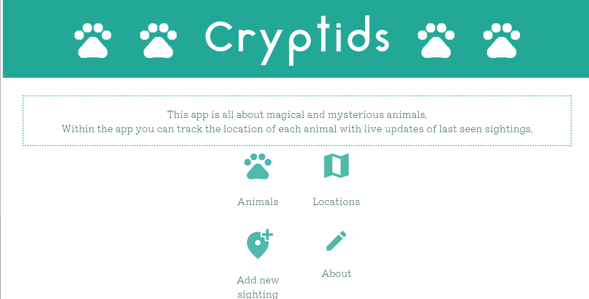 GitHub - Edwine-R/cryptids