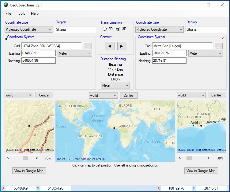 GitHub - francis759/GeoCoordTrans: This is an application for ...