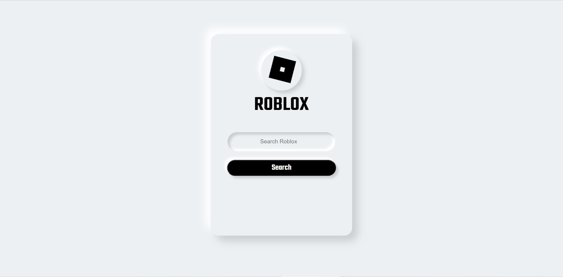 GitHub - RobertCodez/Neumorphic-Roblox-Seach