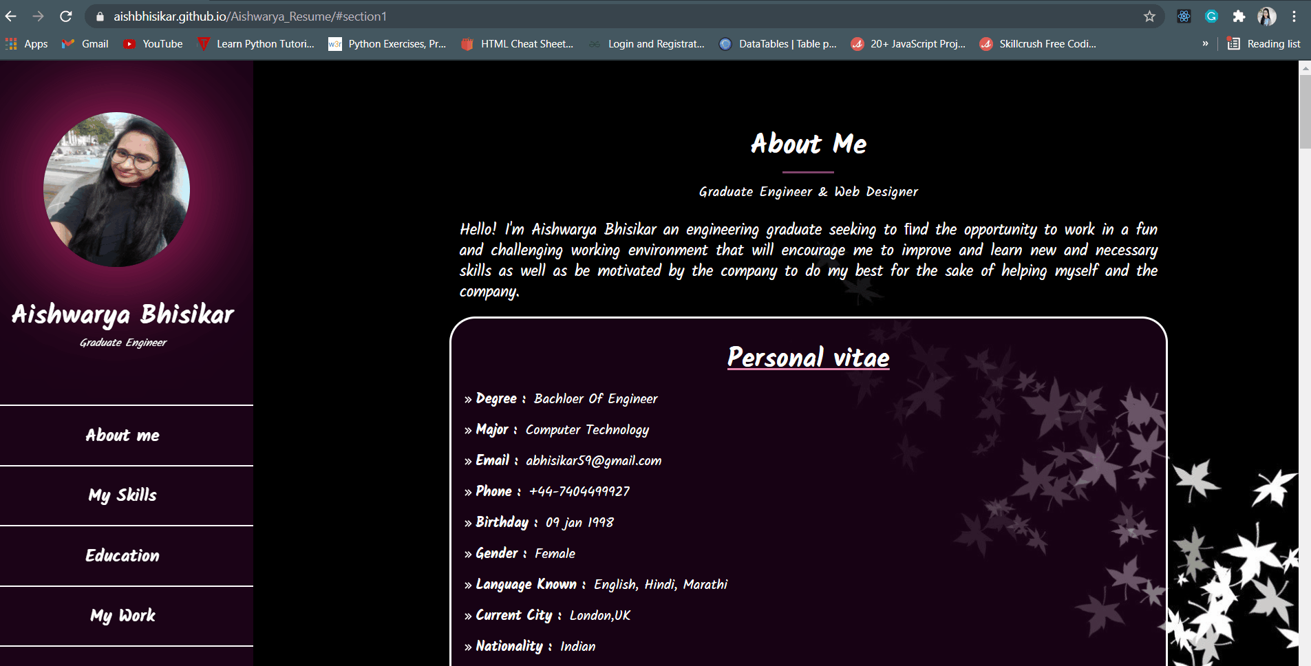 GitHub - aishbhisikar/Aishwarya_Resume