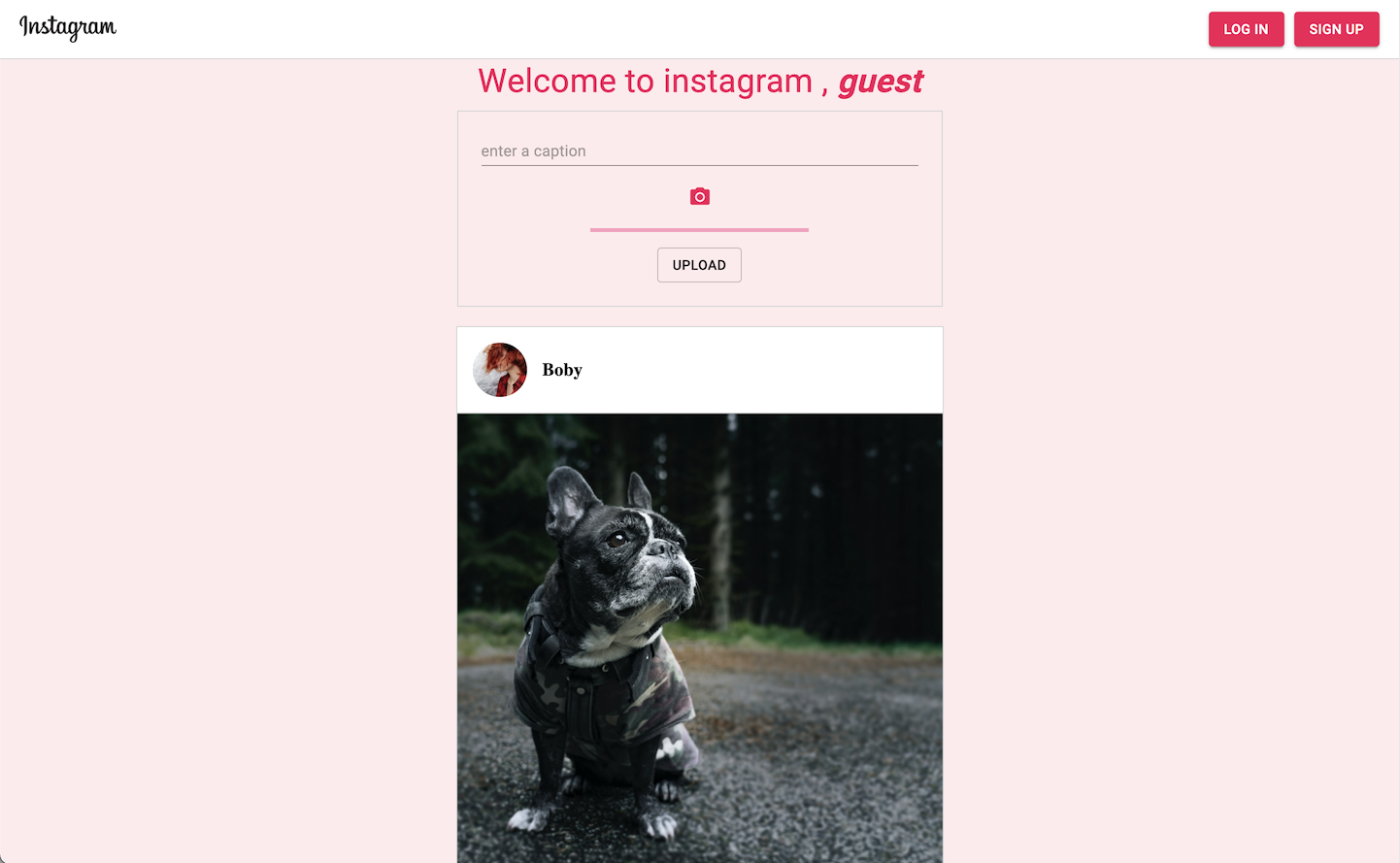 GitHub - liuba-larousse/react-firebase-instagram-clone: Created with ...