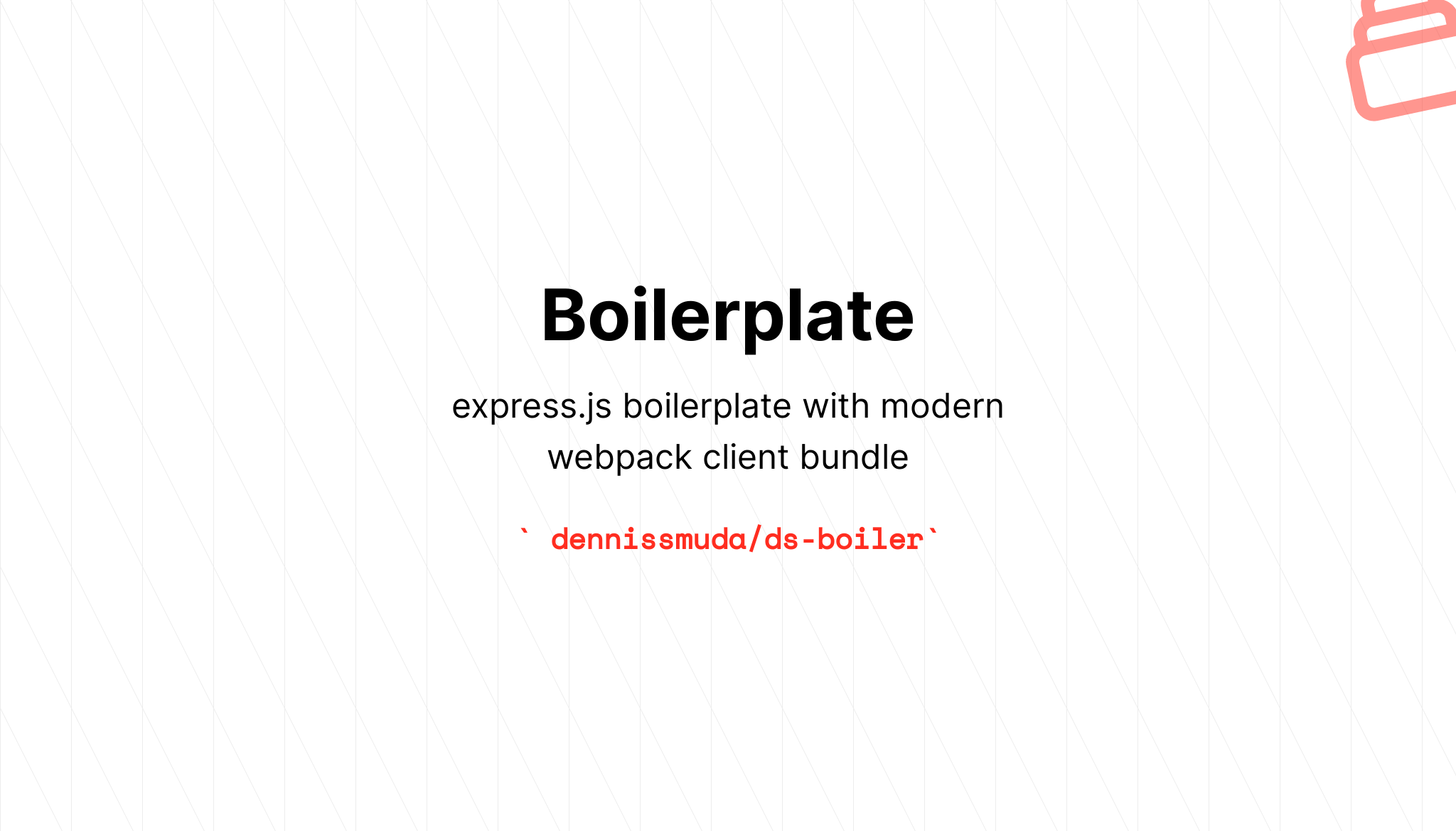 GitHub - DennisSmuda/ds-boiler: Boilerplate with express, pug, babel ...