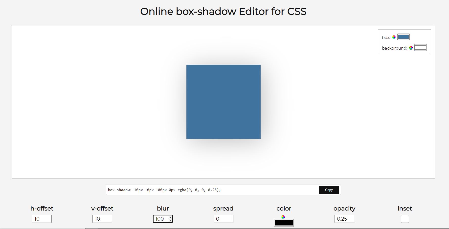 GitHub - MichaelJas2020/Online-box-shadow-Editor-for-CSS