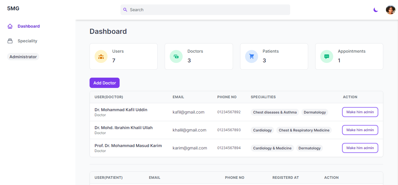 GitHub - susmoysengupta/doctor-appointment-system: Doctor appointment ...