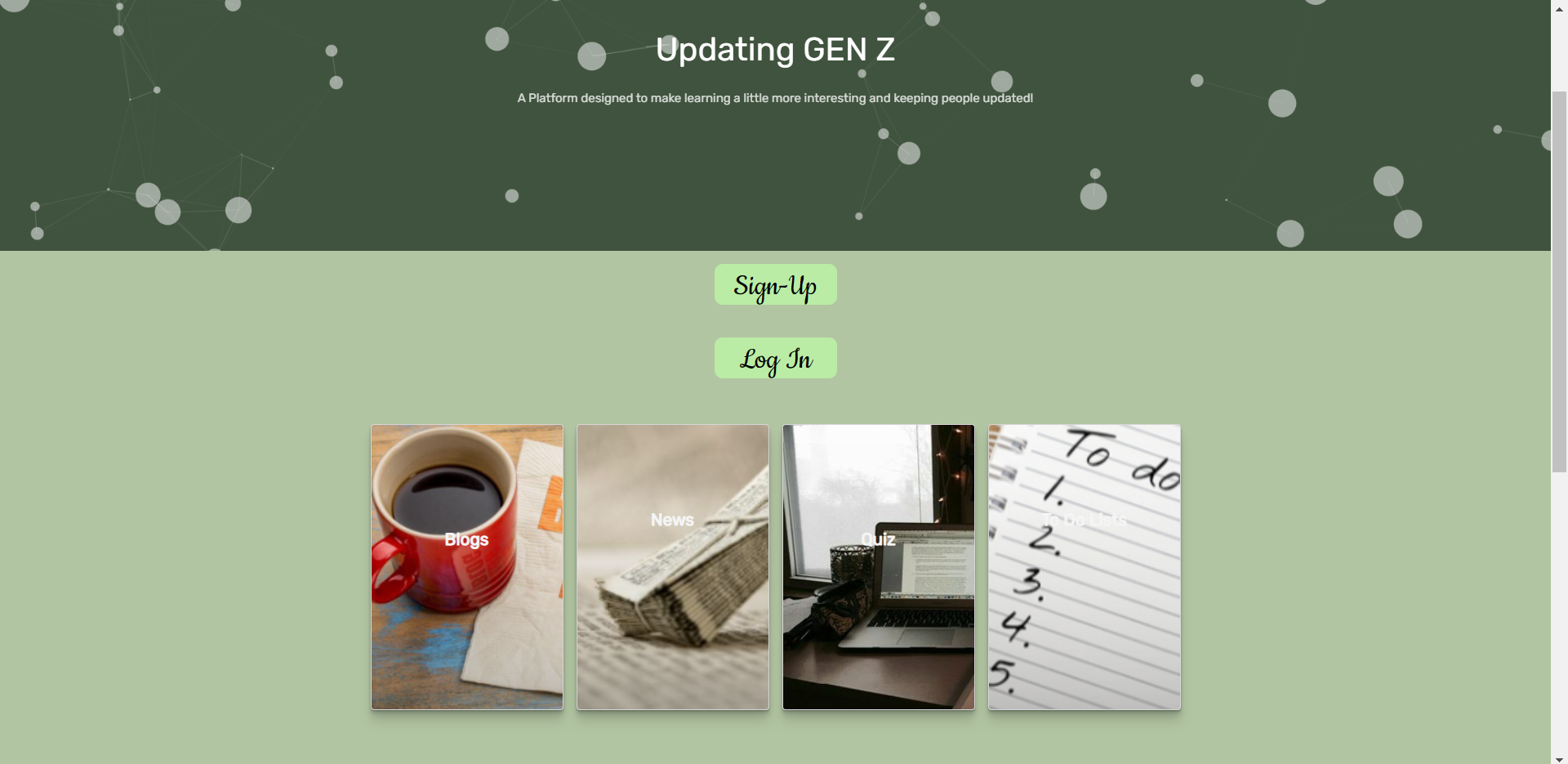 GitHub - riya-ingale/Updating-Gen-Z: This Application is targeted towards creating general ...