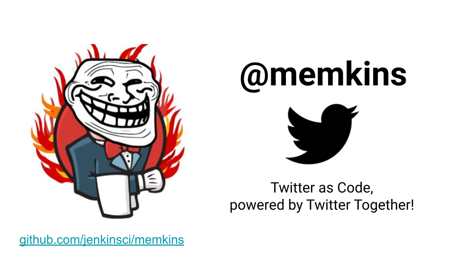 GitHub - jenkinsci/memkins: Memkins account on Twitter. Education and ...