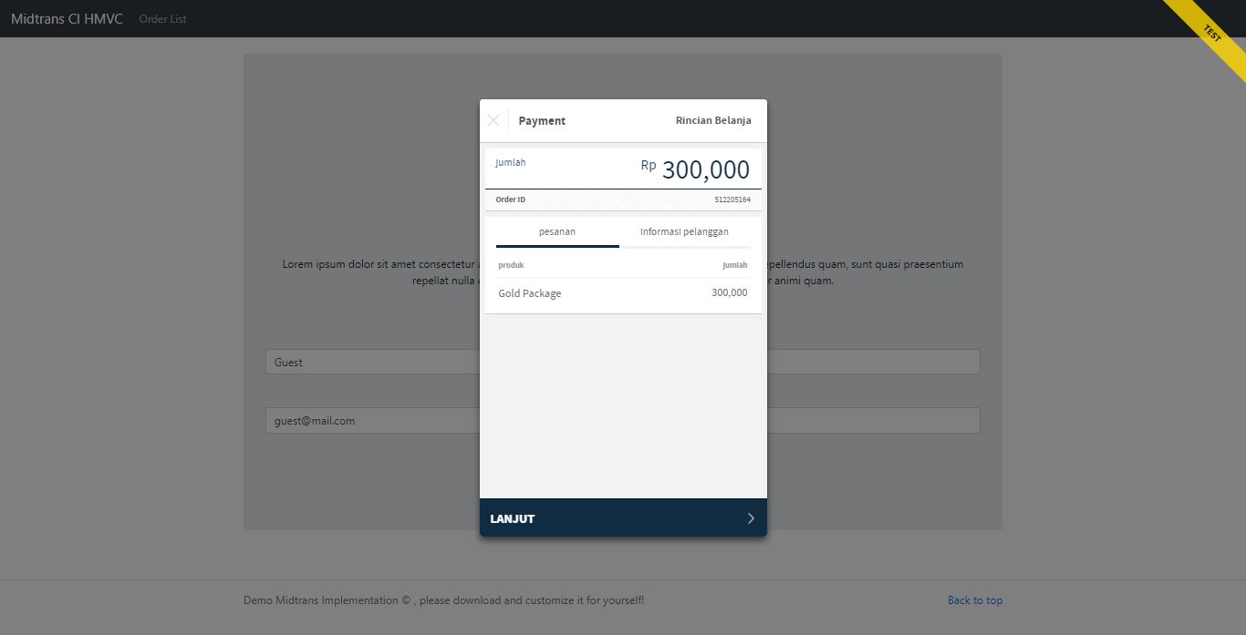 Github Yogibagus Ci3 Hmvc Midtrans Integration This Is An Example Of An Application Made With