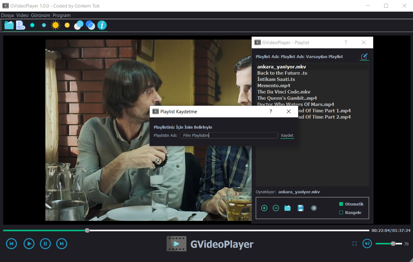 GitHub - GorkemTok33/GVideoPlayer: Qt Çapraz Platform Yazılımı ile ...