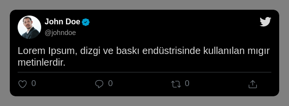 GitHub - furkanmeclis/fake-tweet-generator