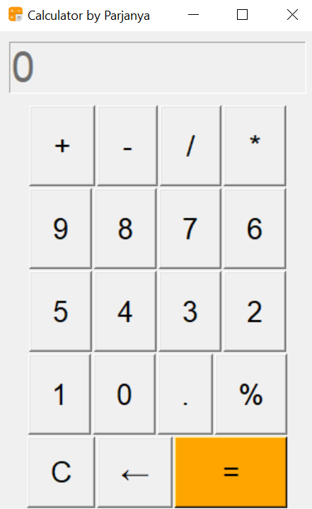 GitHub - Parjanya-Kumar-Arya-github/Calculator: A calculator GUI made ...