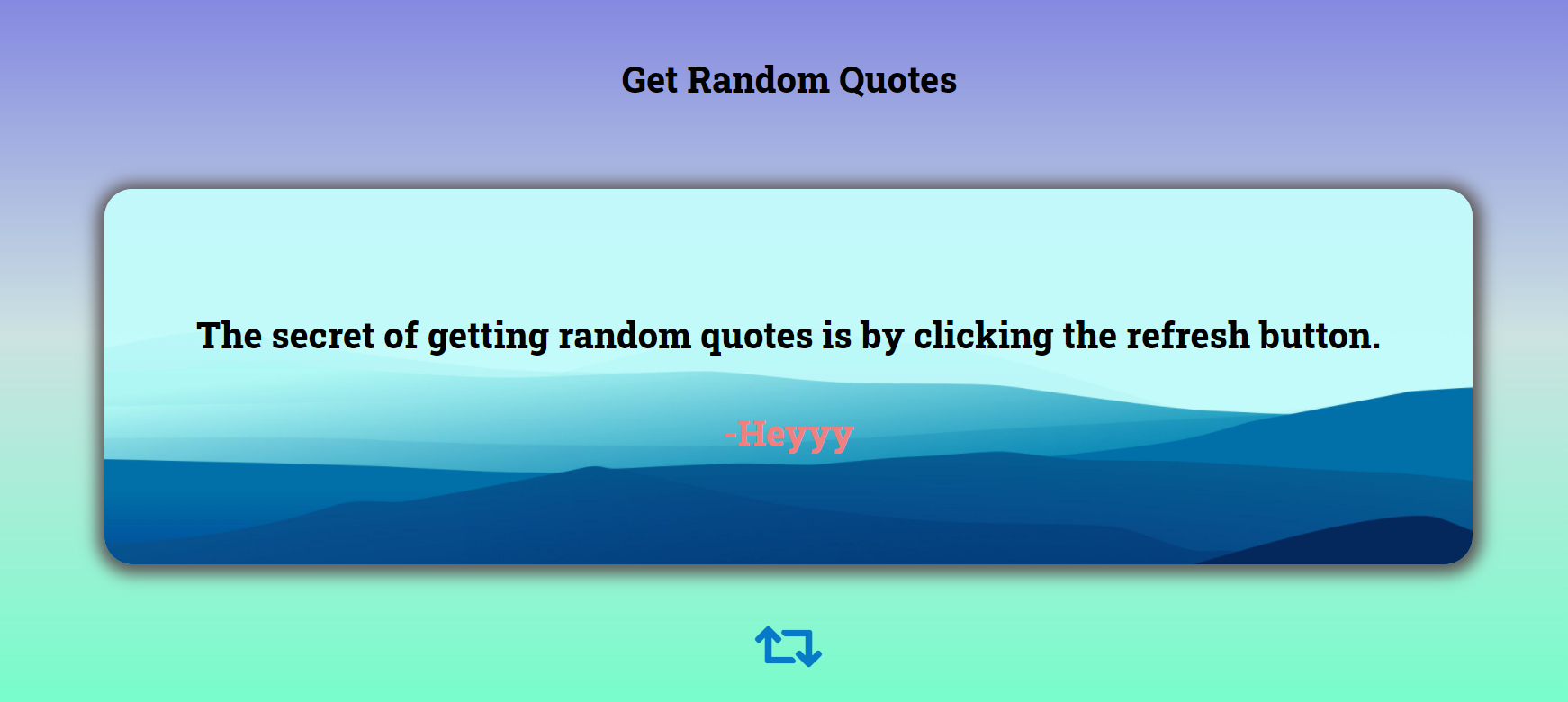 GitHub - mohtashimkamran/Quotes-Generator