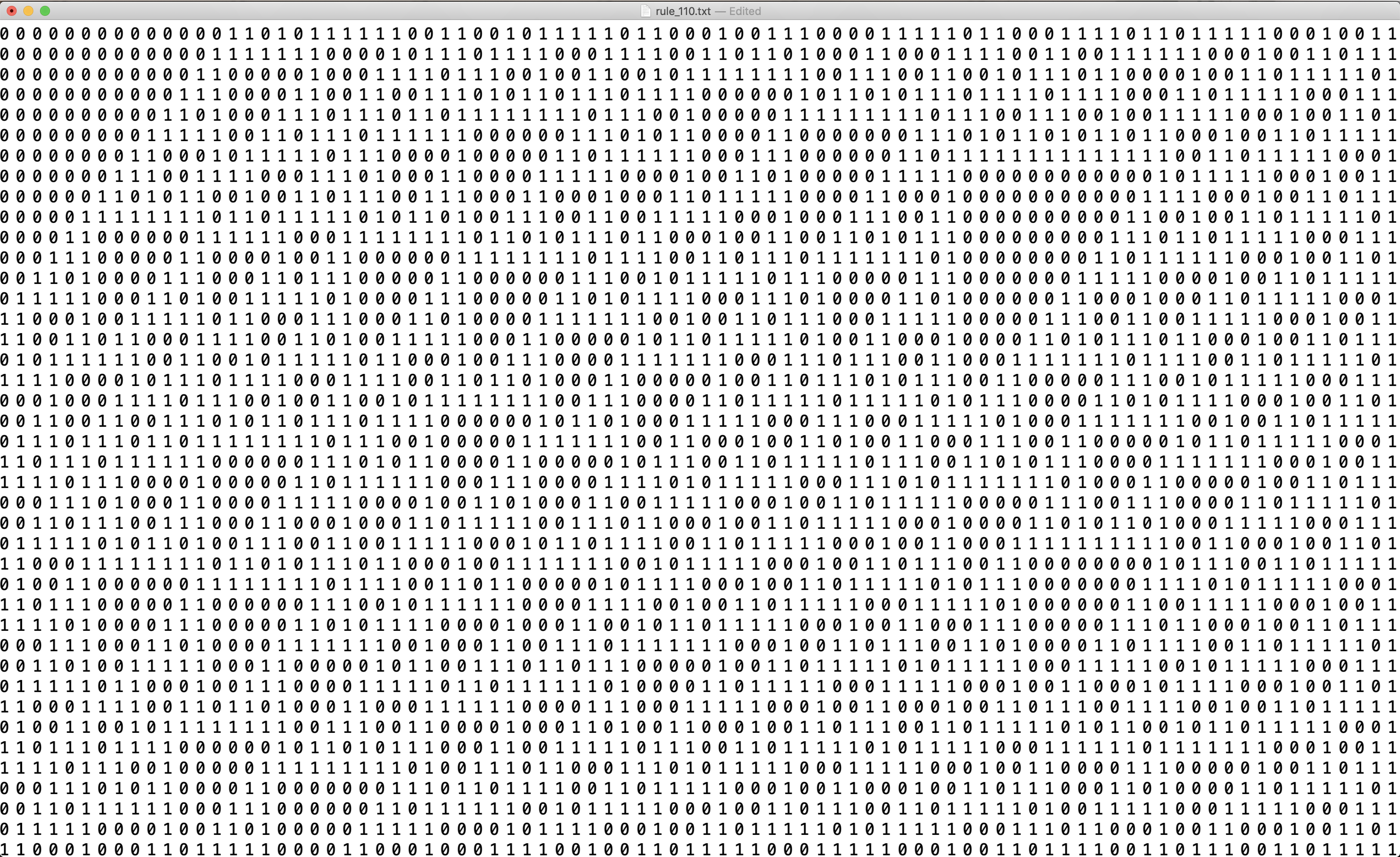 GitHub - mikako-shirai/Elementary-Cellular-Automaton-Generator: A simple Elementary Cellular ...