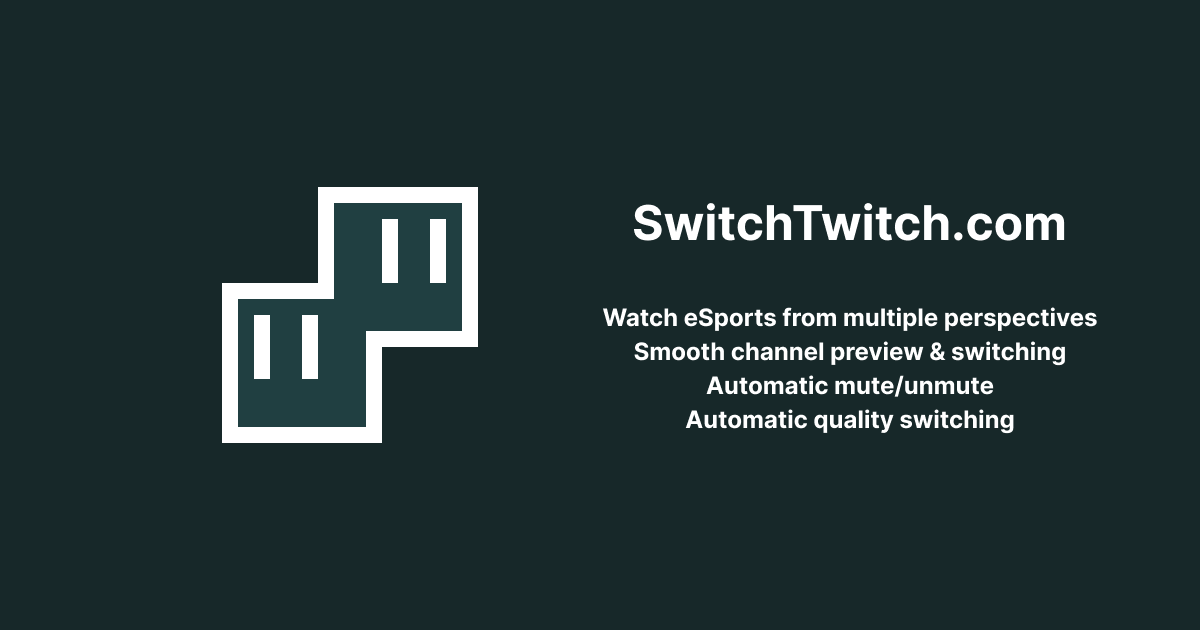Github Weiliddat Switchtwitch Switch Twitch Channels Quickly