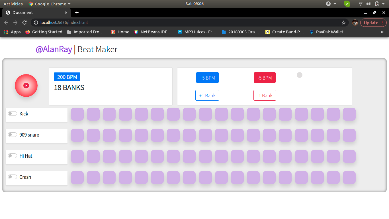 Github Elvisar Git Beat Pad Simple Vanilla Js Beat Pad