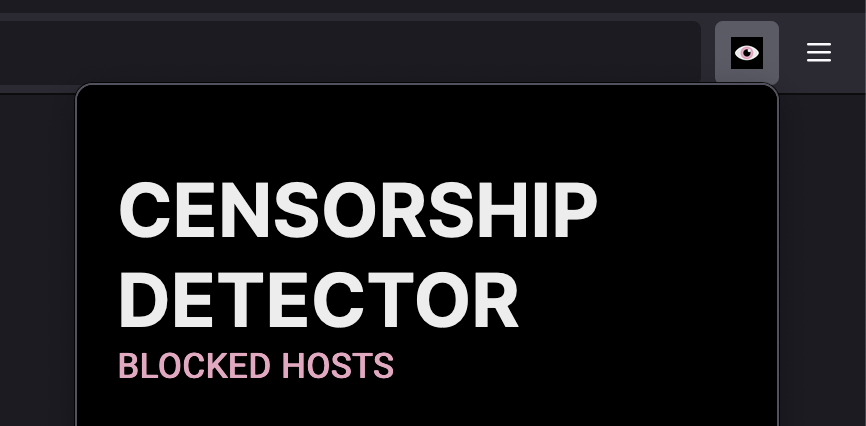 GitHub - KarimPwnz/censorship-detector: A browser extension to detect ...