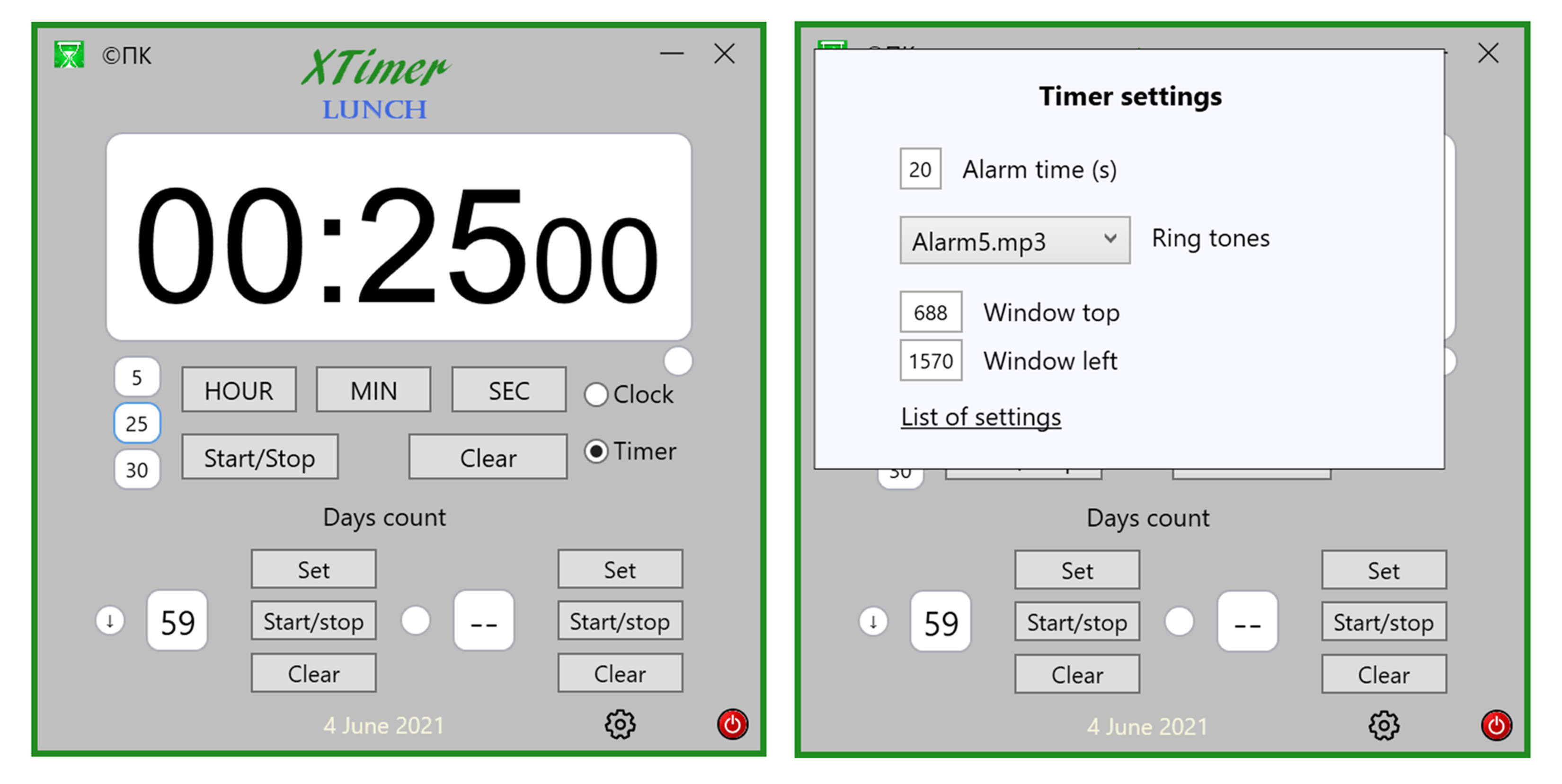 GitHub - MummiTroll/XTimer: Extended timer and stopwatch with days up ...