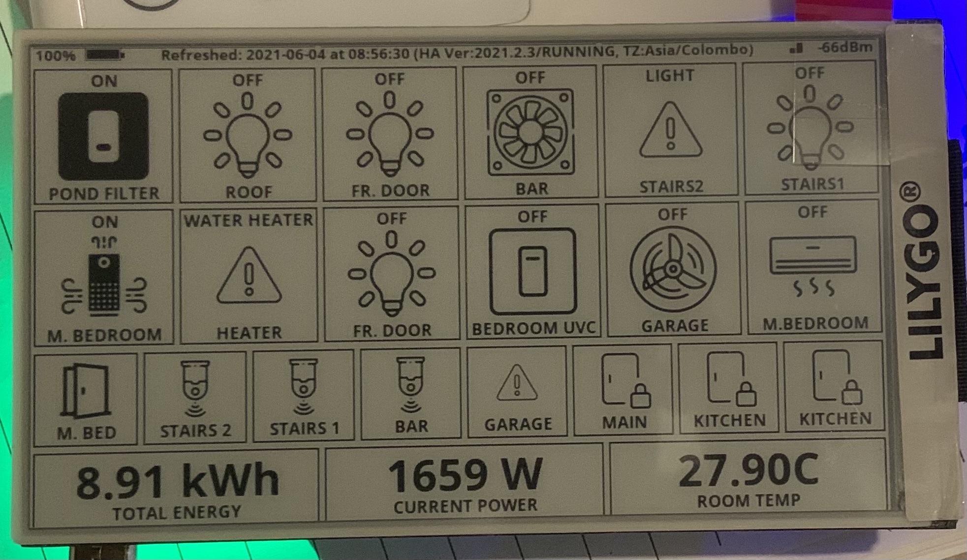 GitHub - hacksics/lilygo-t5-47-ha: Home Assistant (HA) Dashboard for Lilygo T5 4.7 inch E-Paper ...