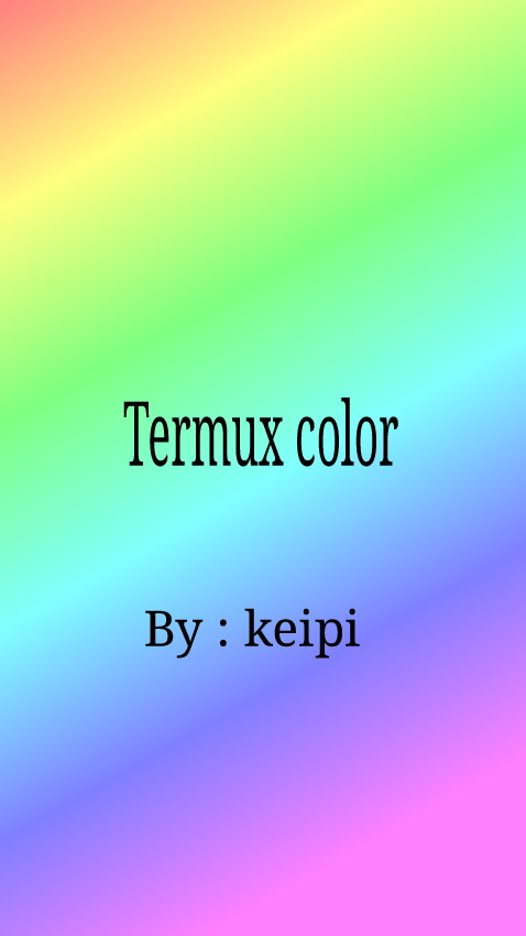 GitHub - kevenpratico/Termux-color: Color