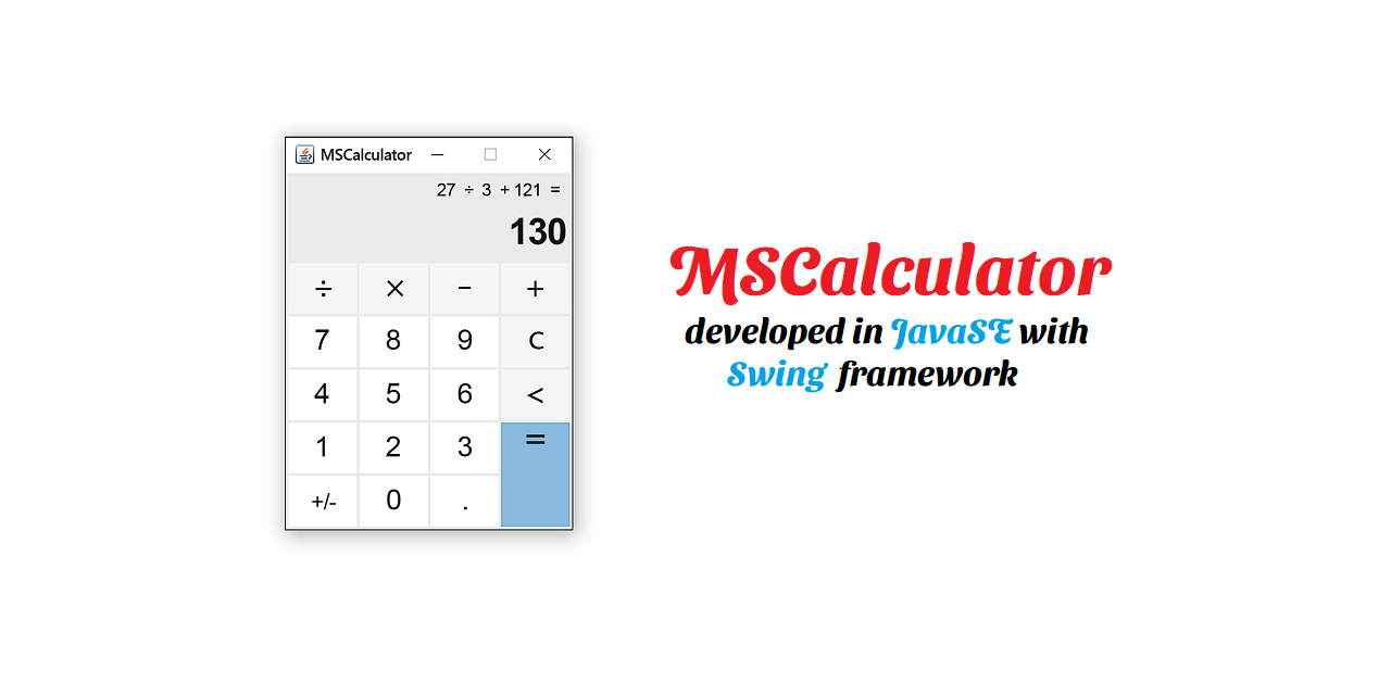 GitHub - mohitsainiknl/MSCalculator: This calculator effectively helps ...