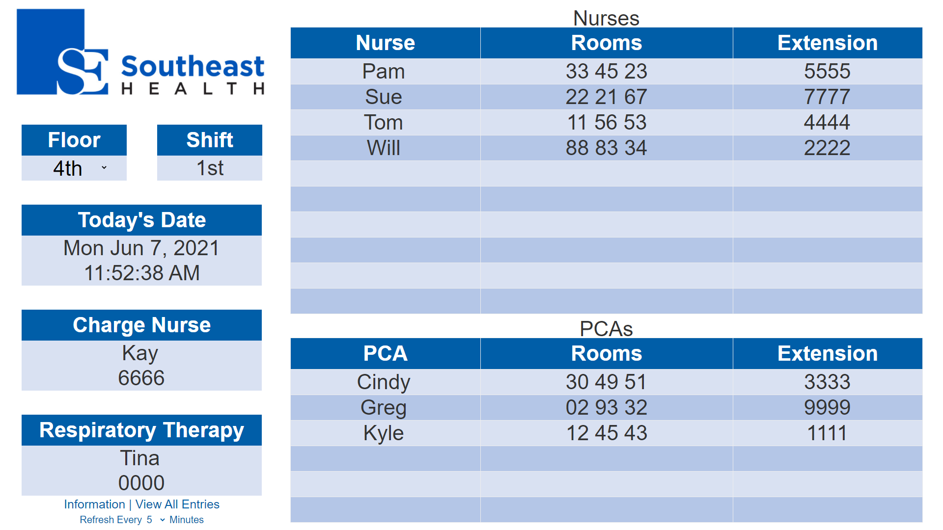 GitHub - splindo/staffassign: ASP.NET MVC application built to display employee info on TVs in ...