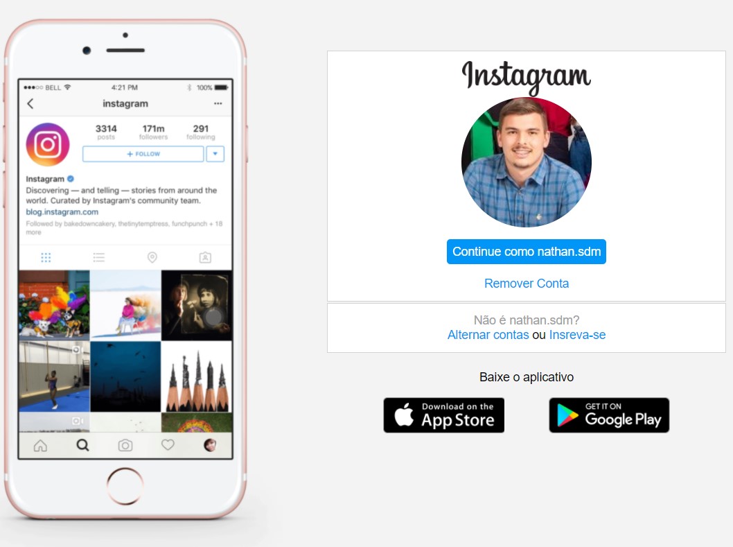 GitHub - Nathanms1/Clone_TelaLogin_Instagram: Repositório com o objetivo de criar um clone da ...
