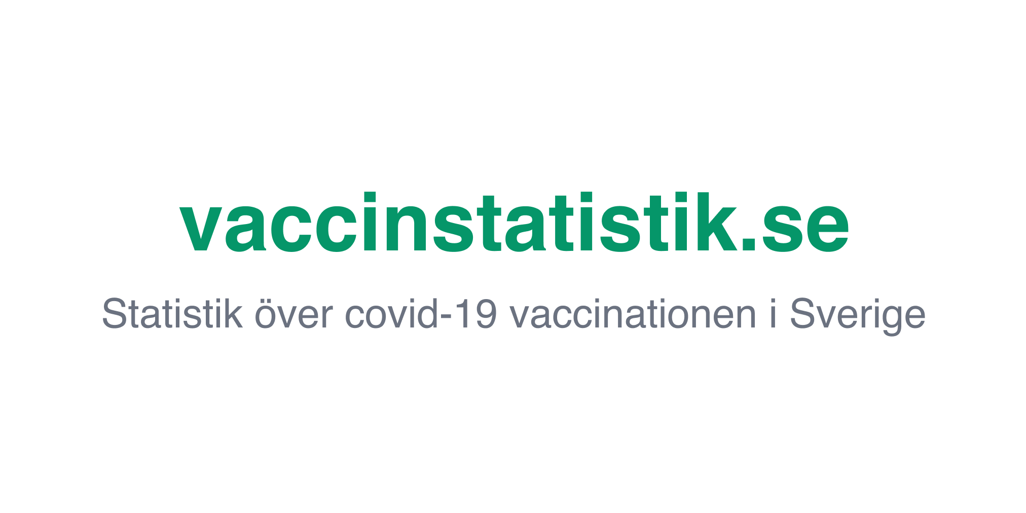 vaccinstatistik.se