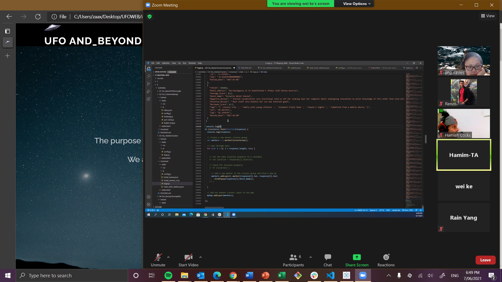 GitHub - NEXTSLIM/UFOWEB: Data analysis to identify insides and trends about the UFO sightings.