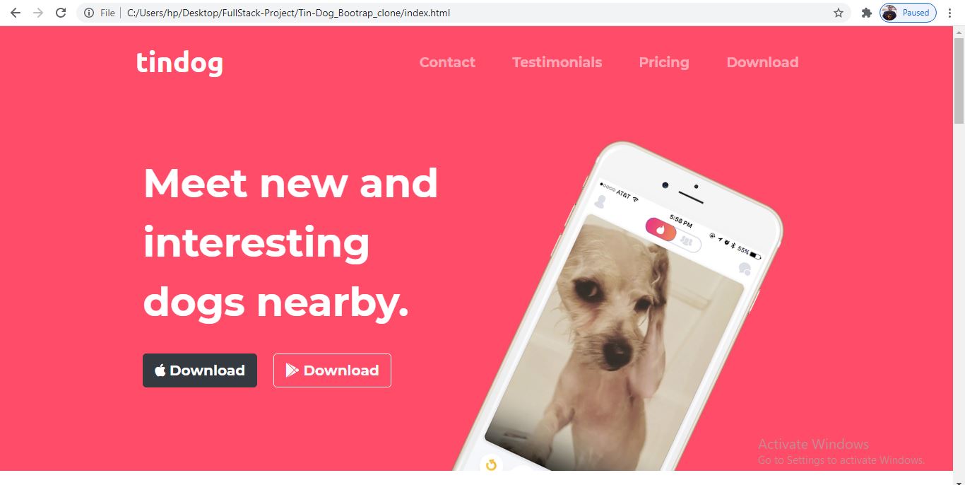 GitHub - Profsain/Tin-Dog-Bootstrap_clone: Tin-Dog clone, a project to ... GitHub - Profsain/Tin-Dog-Bootstrap_clone: Tin-Dog clone, a project to ...