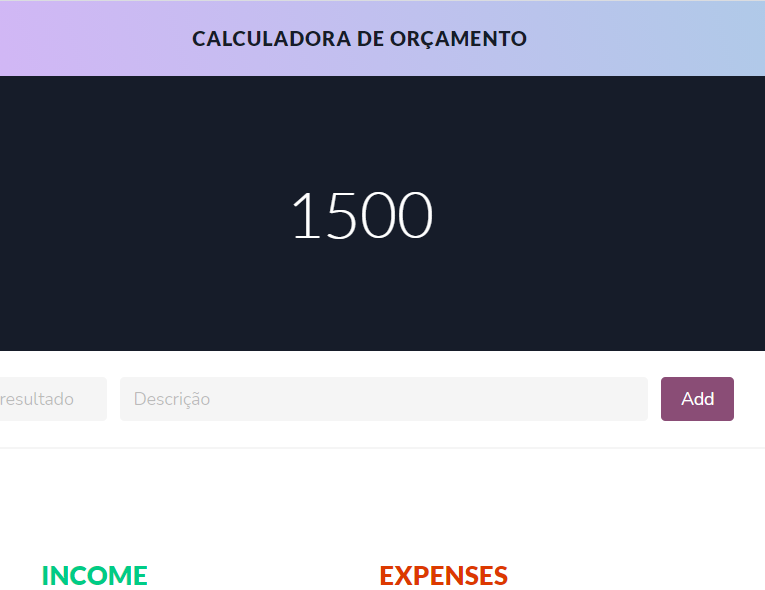 GitHub - Smont/buget-calculator: Calculadora em Angular
