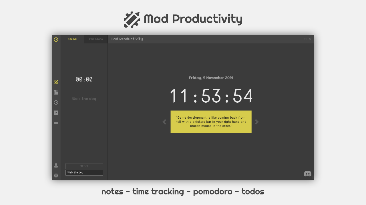 GitHub - Mad-Cookies-Studio/mad-productivity: Ever felt like being ...
