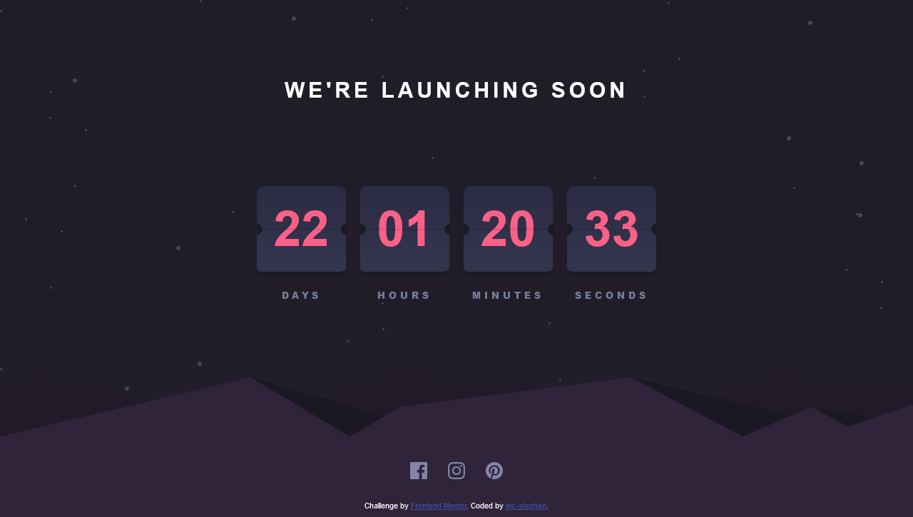 GitHub - mc-stephen/launch-countdown-timer-main