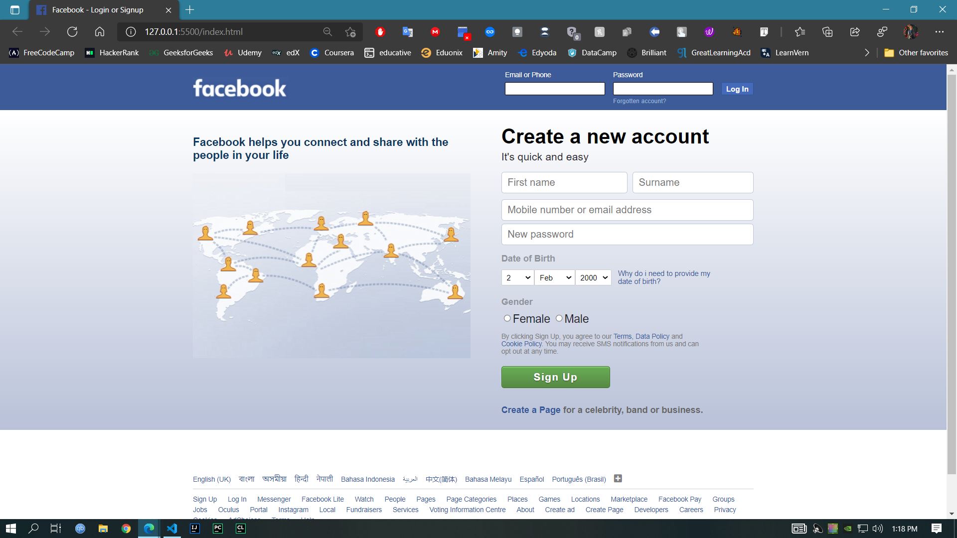 GitHub - ShelbyBhai/FaceBook-LoginSignUp-Page