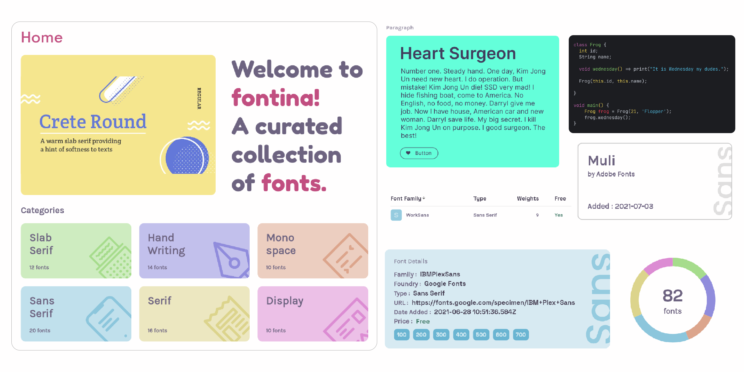 GitHub - ShreeyansB/fontina: A font catalogue app made with flutter