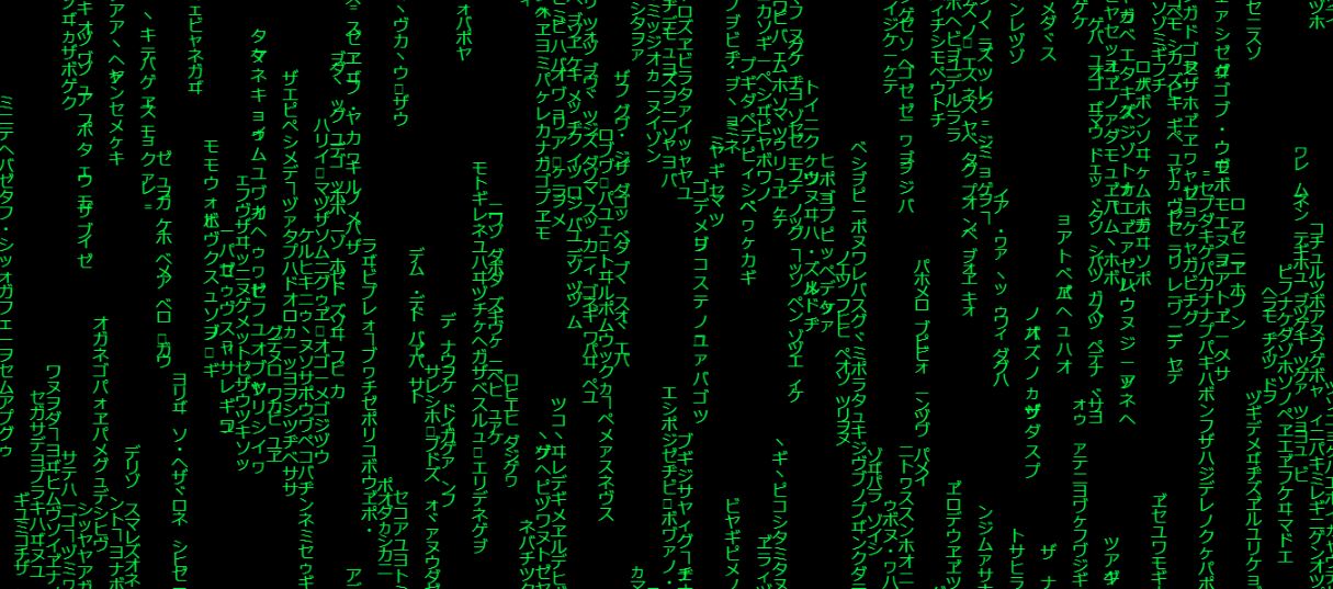 GitHub - AnandKhandekar/green-rain: MATRIX green rain background in p5.js