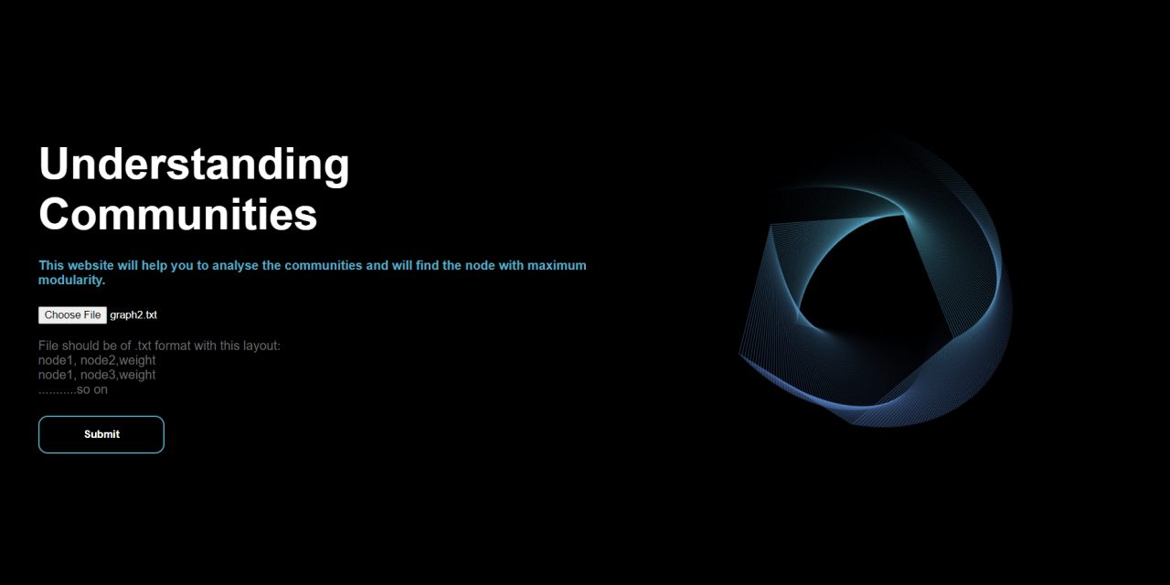 GitHub - anmolbhardwaj17/Girvan-Newman-Algorithm-Visualizer: Website helps you visualize the ...