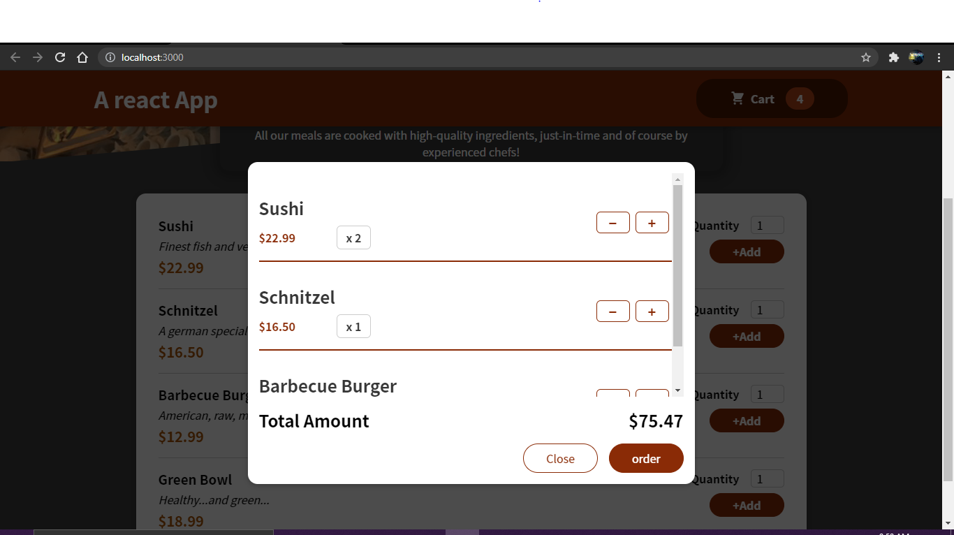 GitHub - anvesh-lp/MealOrder: Food order App using React Js