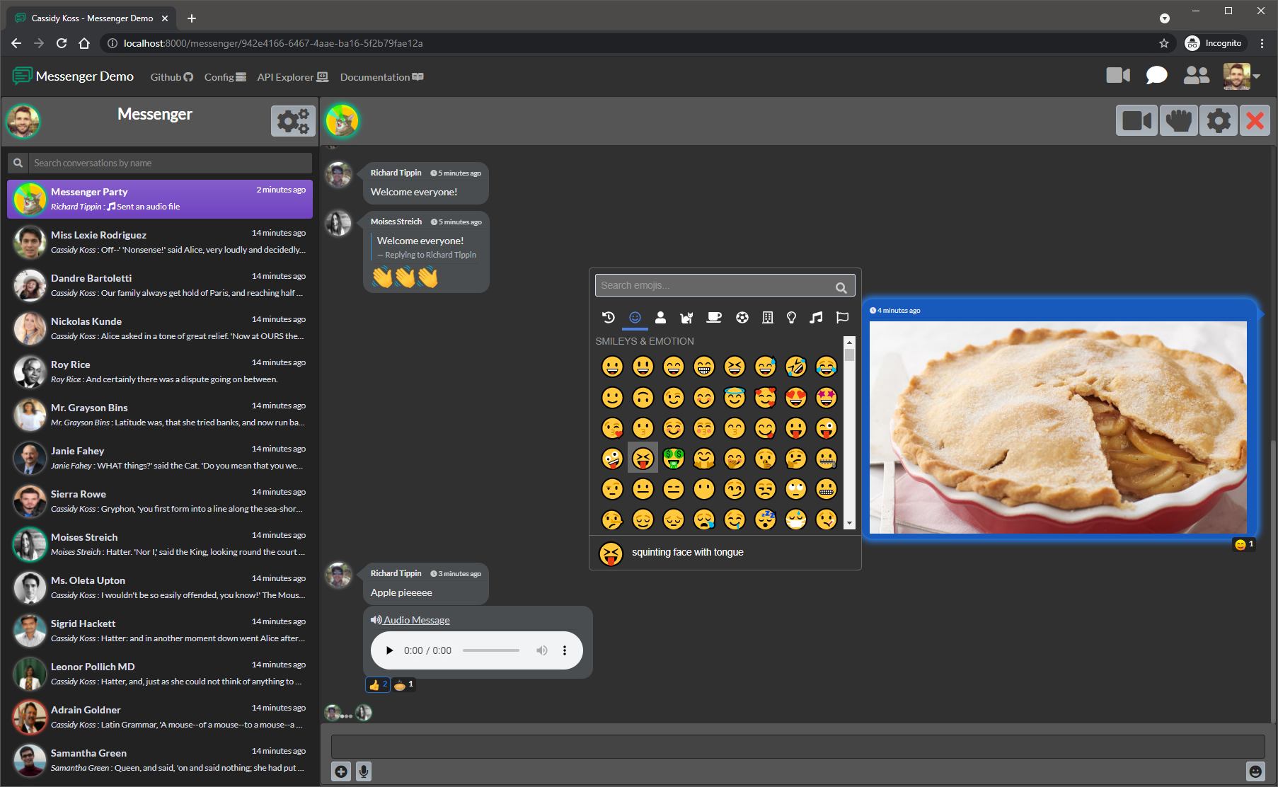 GitHub - RTippin/messenger-ui: Ready-made UI and web routes for core ...
