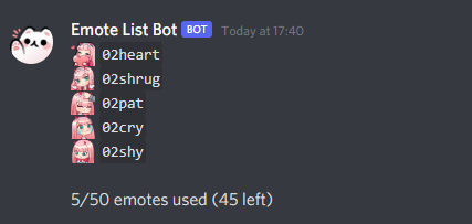GitHub - amemoia/EmoteListBot: discord bot for creating a list of a ...