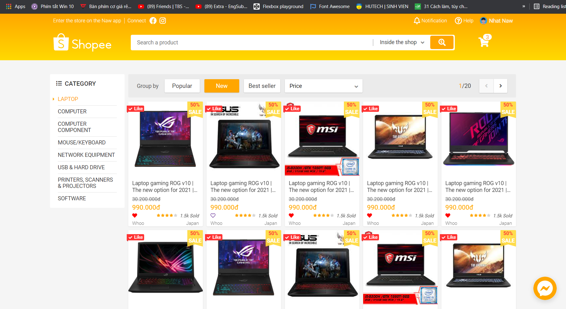 GitHub - nhatnam210/Shopee-Clone